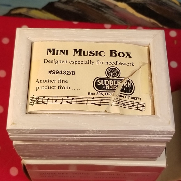 Vintage | Accents | Vintage Sudberry Mini Music Box Mini Music Box ...
